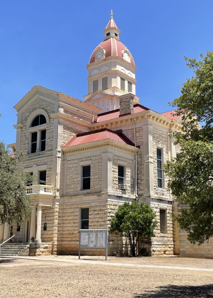 The Bandera County Courthouse is located in Bandera, Texas