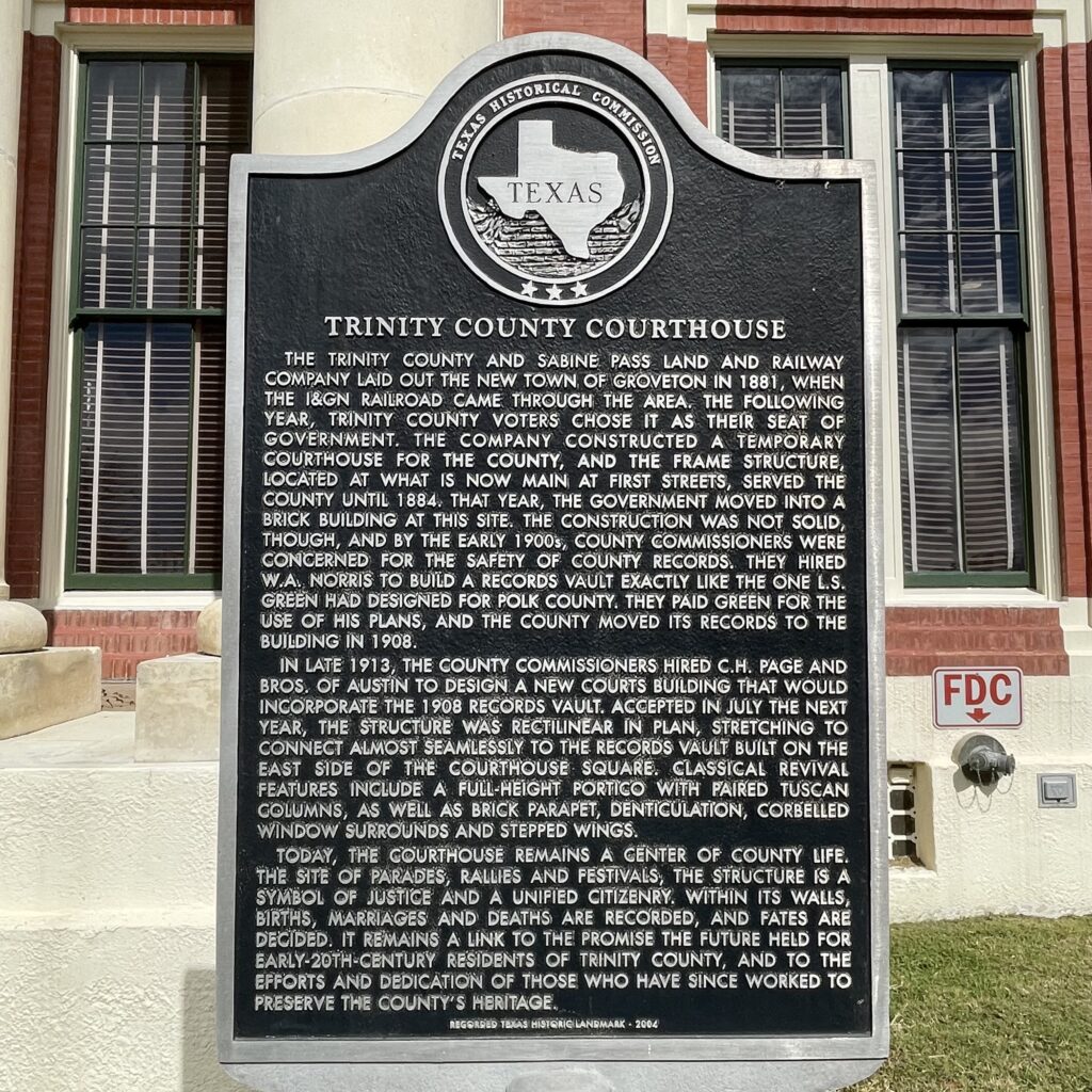 Trinity County Courthouse (Groveton) - Trey Wilson Real Estate Attorney ...